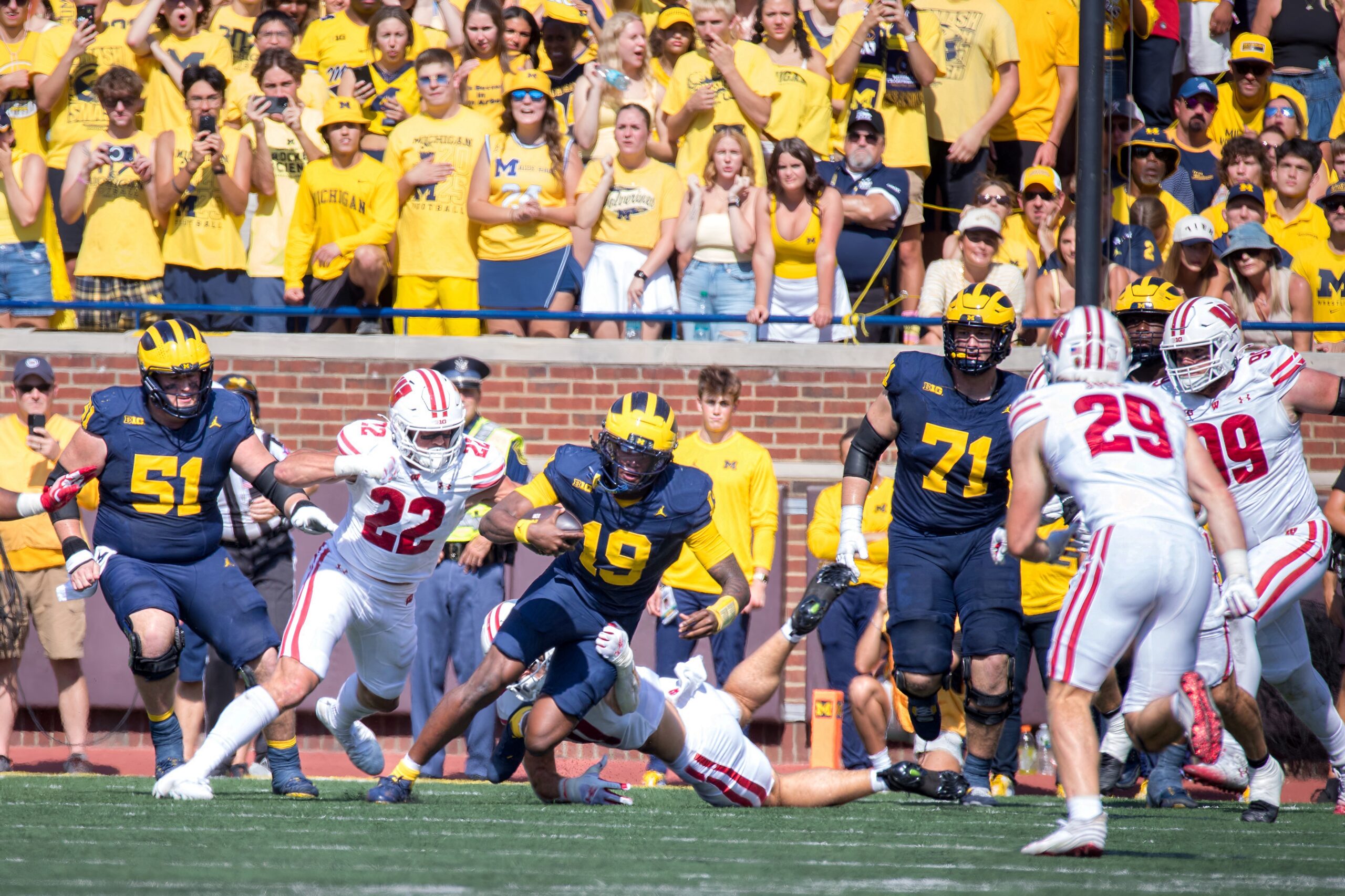 Sign of the Times: Michigan Wideouts Take Charge in Win Over ...
